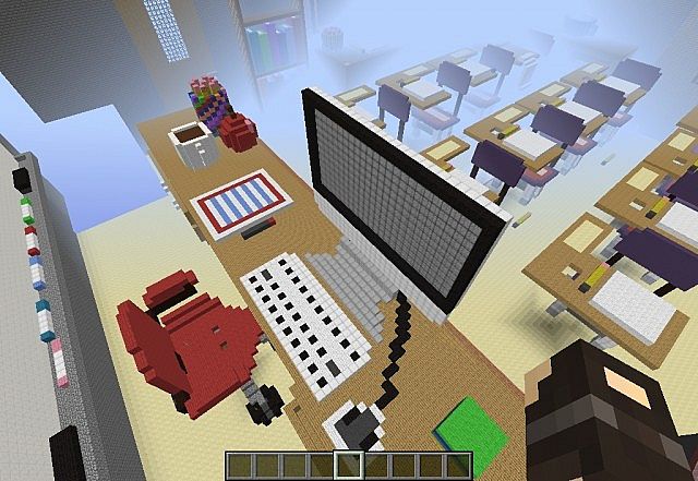Avi200 and Pellicopters map Classroom Minecraft Map