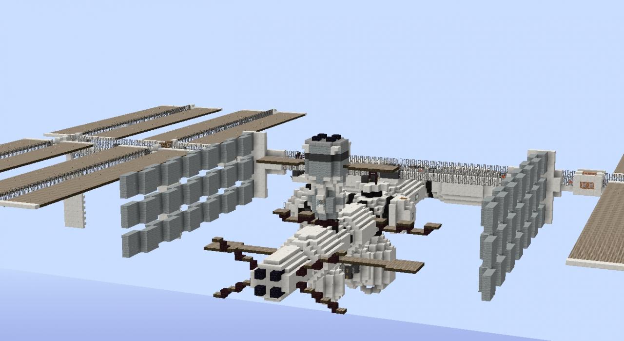 International Space Station ISS Minecraft Map