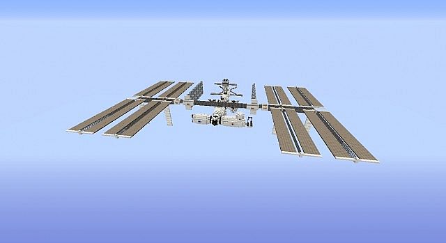 International Space Station ISS Minecraft Project