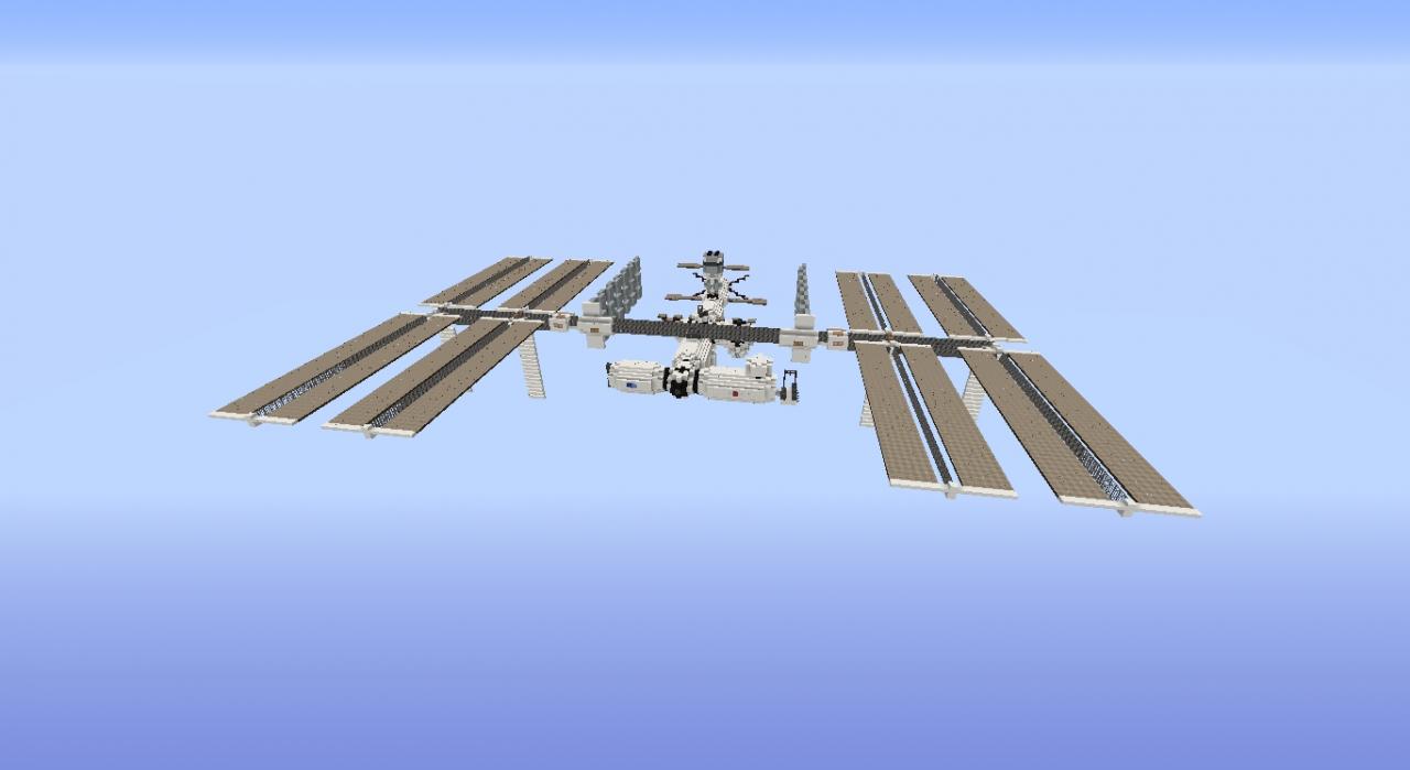 International Space Station ISS Minecraft Map