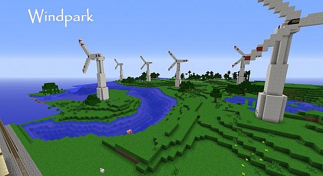 Windpark (Windfarm) Minecraft Map