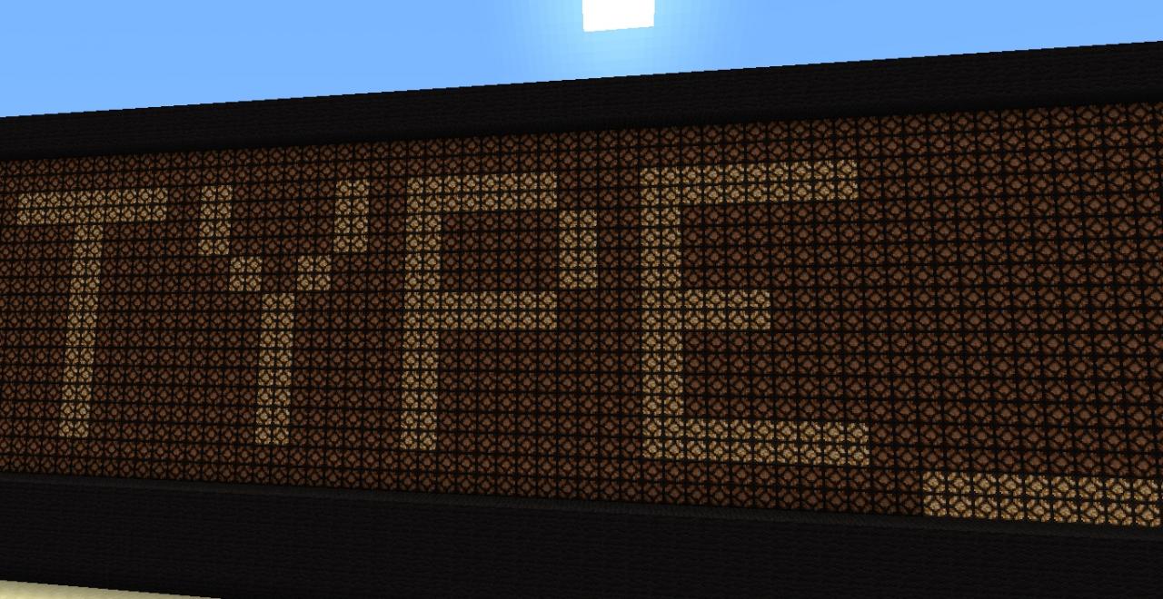 PIXEL PRO Sign Edition (Really works!) Minecraft Map