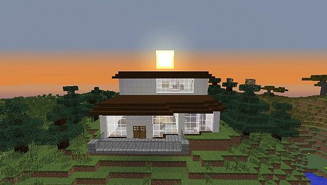 Two Storey House Minecraft Map