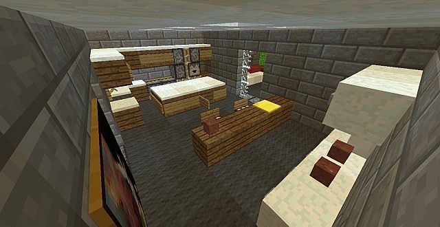 Modern Cave House Minecraft Map