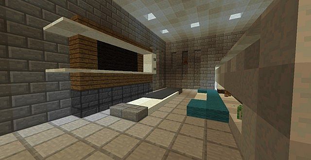 Modern Cave House Minecraft Map
