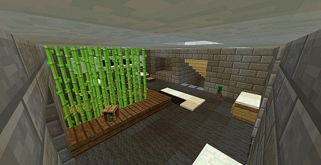 Modern Cave House Minecraft Map