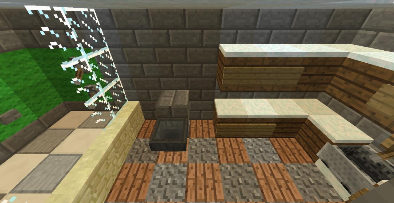 Modern Cave House Minecraft Map