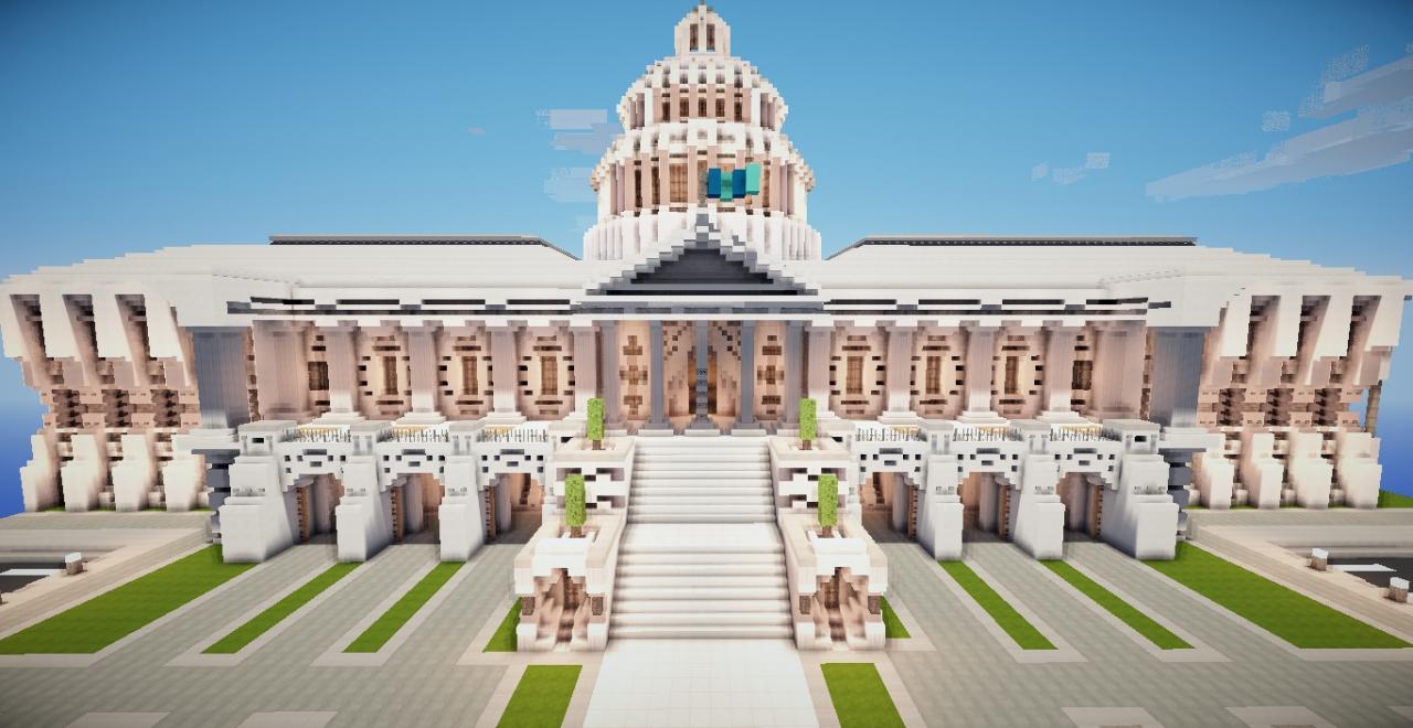 WOk WARP AVALON SPAWN CAPITOL !!! Minecraft Map