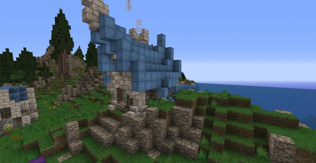 Elven House #1 by Platydroid (w/Interior!) Minecraft Map