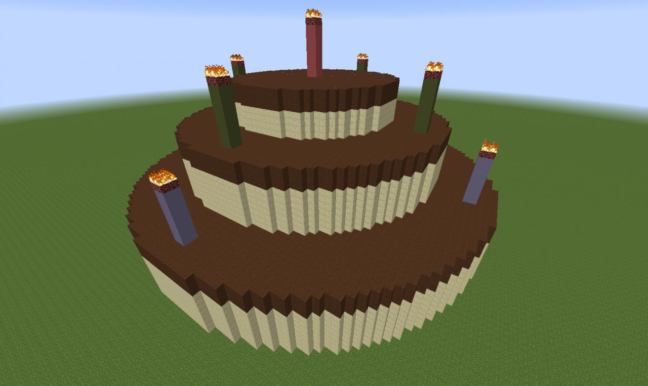 Giant Cake!! Minecraft Project