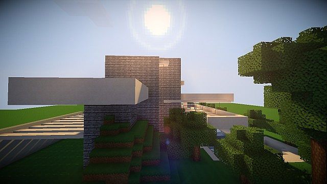 Frank Lloyd Wright [Falling Water] Minecraft Map
