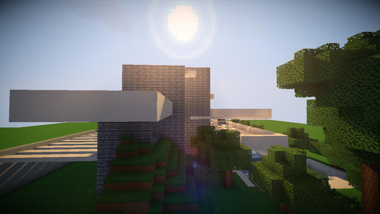 Frank Lloyd Wright [Falling Water] Minecraft Map