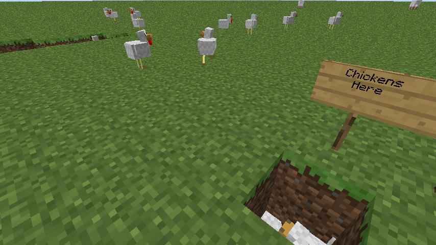 Automatic Underground Chicken Farm w/ Cooker Minecraft Map