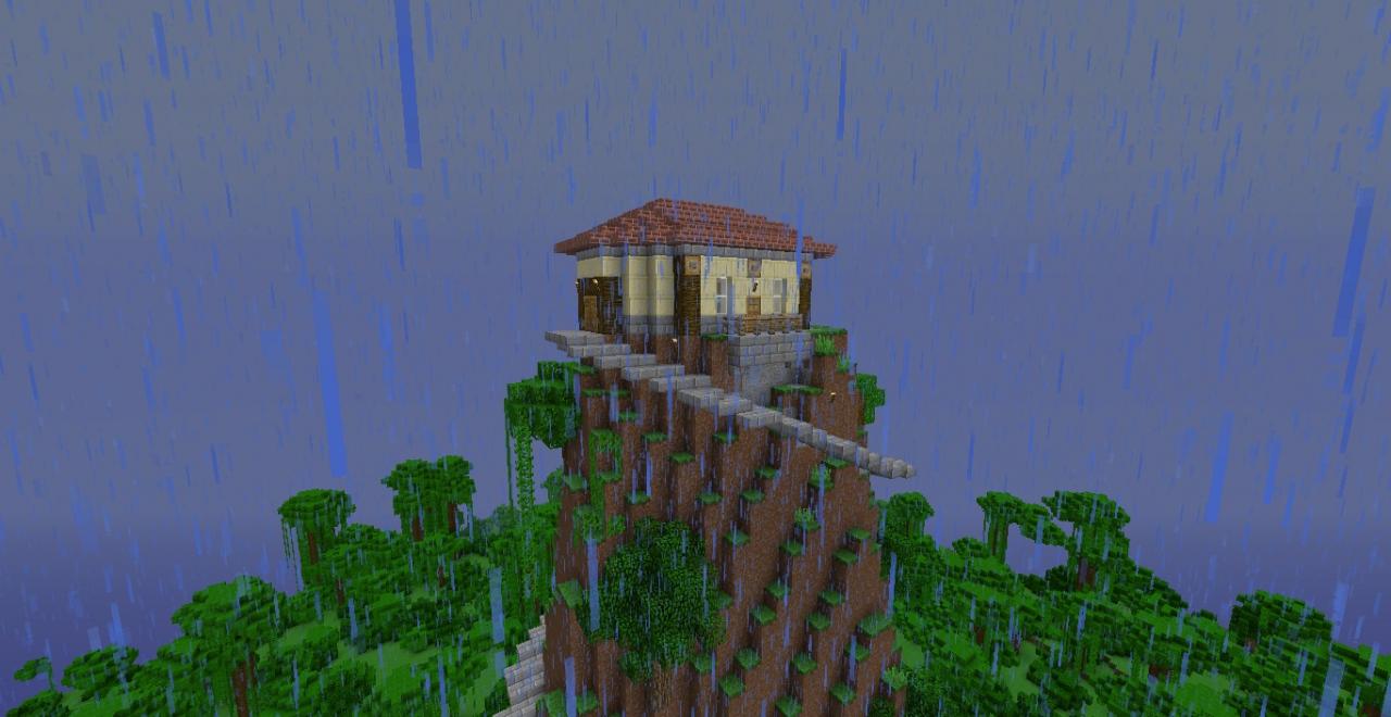Jungle Mountain House Minecraft Map