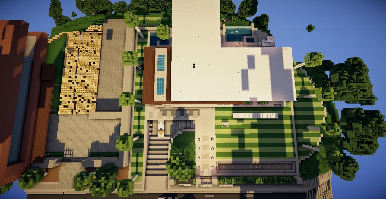 -Wing- Modern house|WoK| Minecraft Map