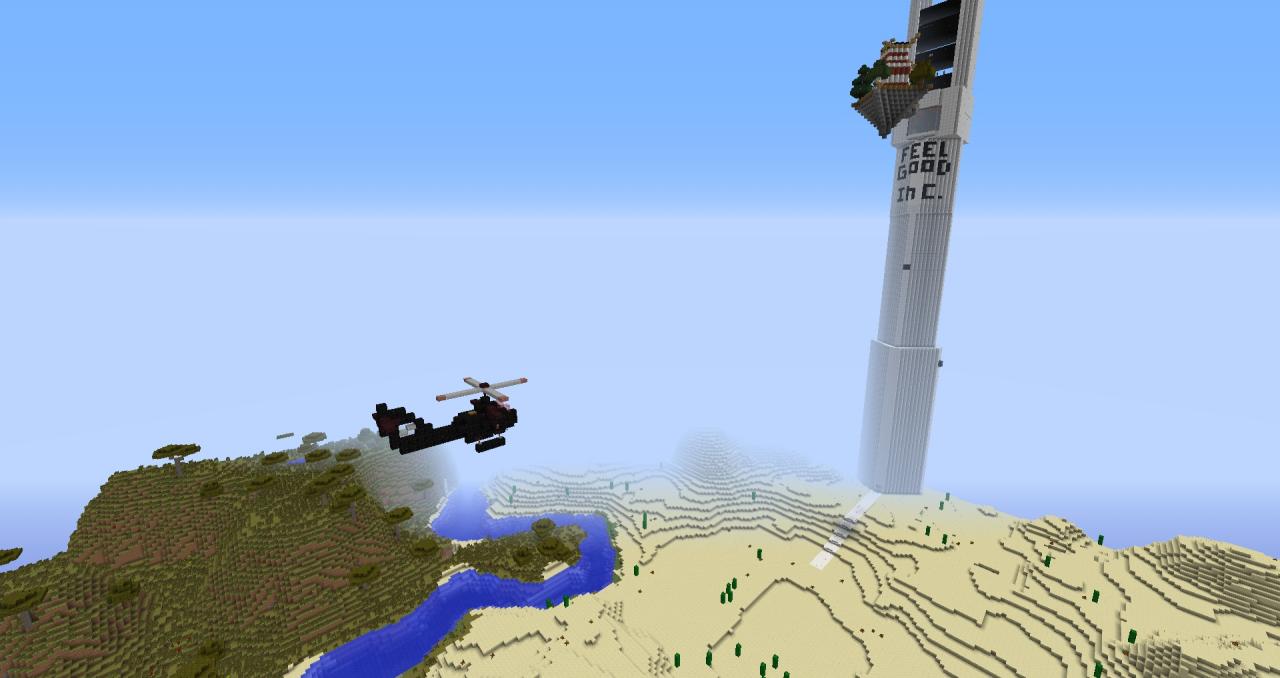 Gorillaz Feel Good Inc. Minecraft Map