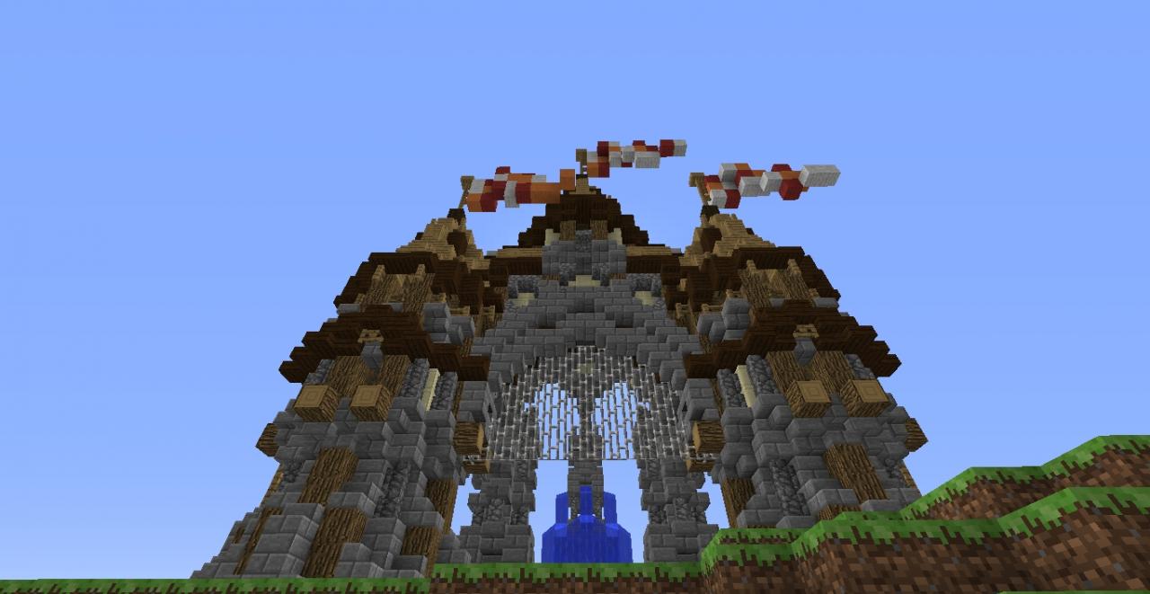 Medieval City Gate Minecraft Map