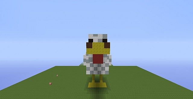 Giant Chicken 3D art Minecraft Map