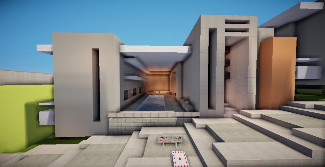 Modern ROW houses Minecraft Map