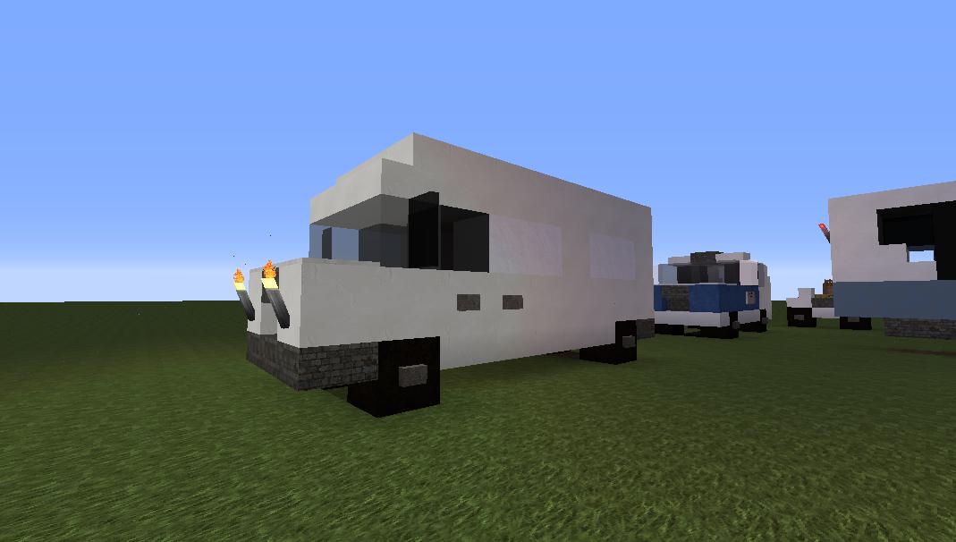 Vehicles Pack - Paris's service vehicles [Realistic] Minecraft Map