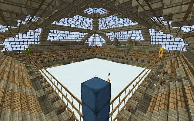 (%100) Vanilla Spleef Arena! (14w03b) Minecraft Map