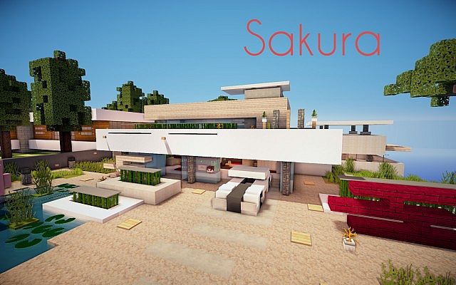 Sakura - Minimalist Build Minecraft Map