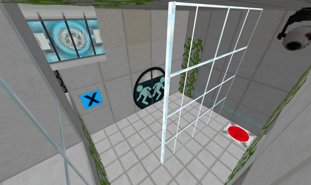 Portal 2 Minecraft Build Minecraft Map