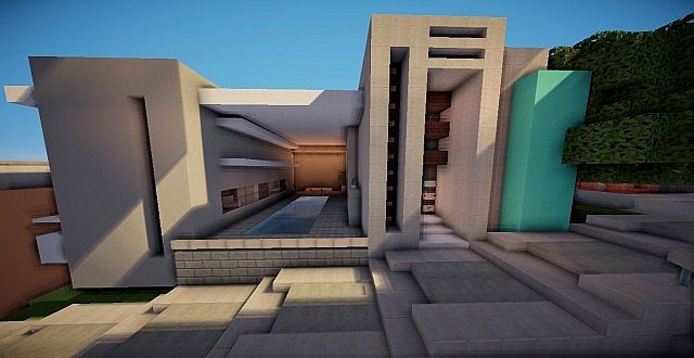 Modern ROW houses Minecraft Map