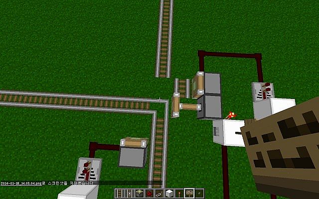 The train track switcher Minecraft Map
