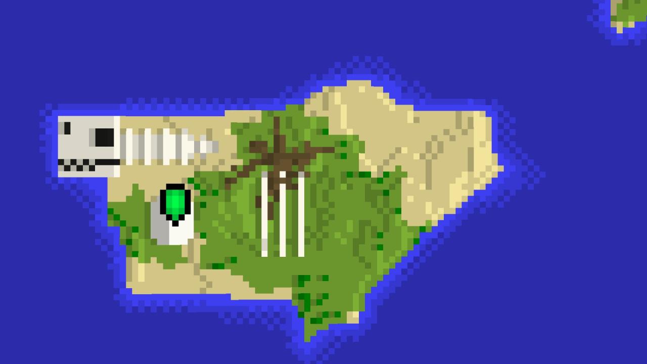 Dinosaur skeleton House Minecraft Map