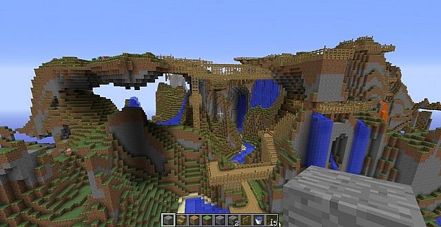 Nethertrium`s mountain house Minecraft Map