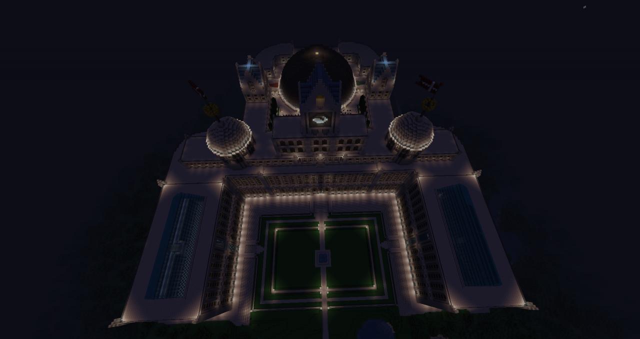 grand mansion. Lovecraft inspired Minecraft Map