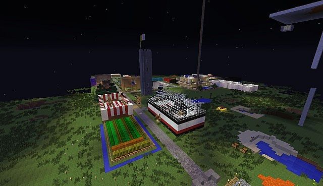 Epic land Minecraft Map