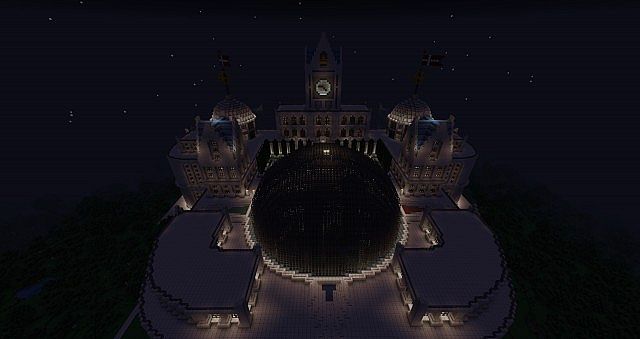 grand mansion. Lovecraft inspired Minecraft Map