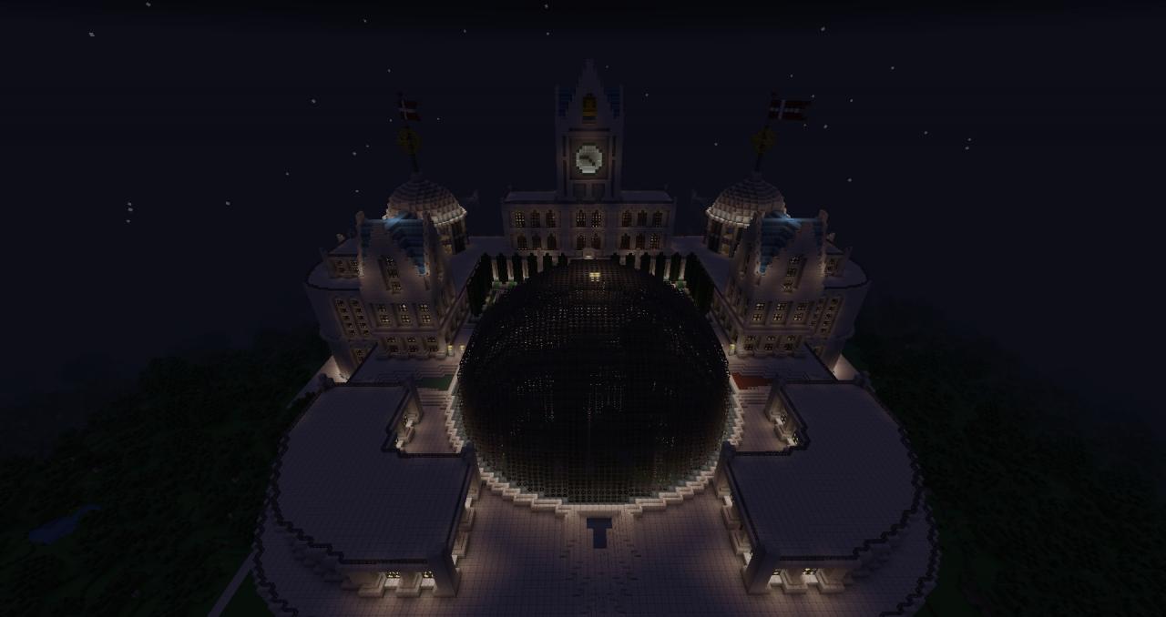 grand mansion. Lovecraft inspired Minecraft Map