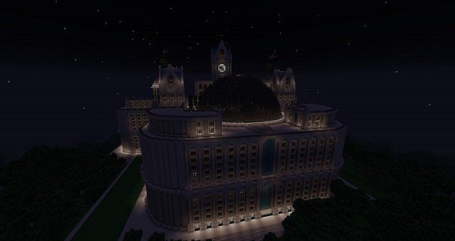 grand mansion. Lovecraft inspired Minecraft Map