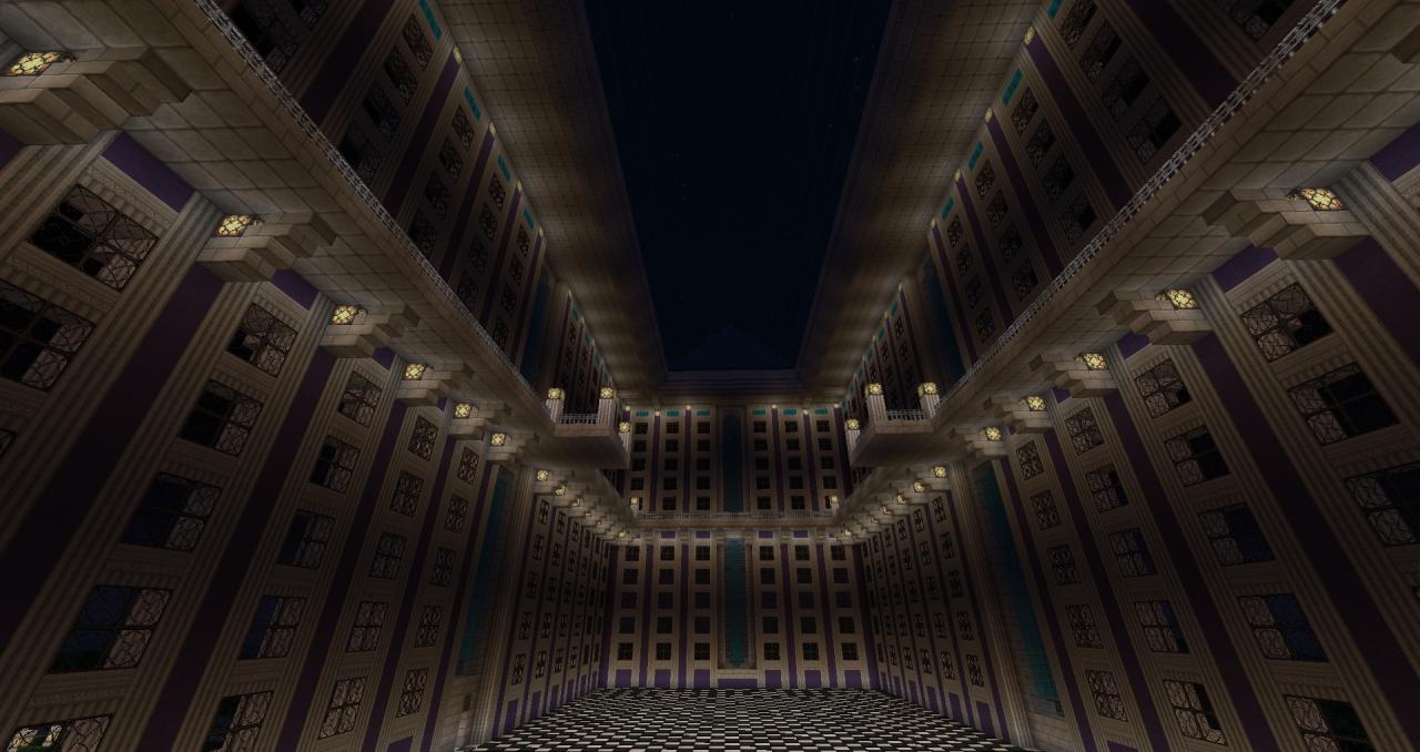 grand mansion. Lovecraft inspired Minecraft Map