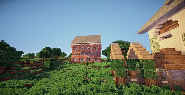 Old American Style Factory Minecraft Map