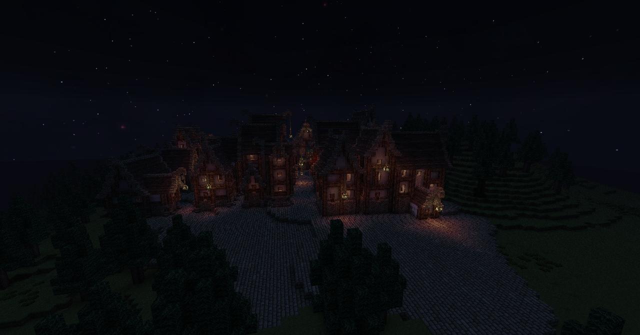 Medieval Fantasy Town Minecraft Map