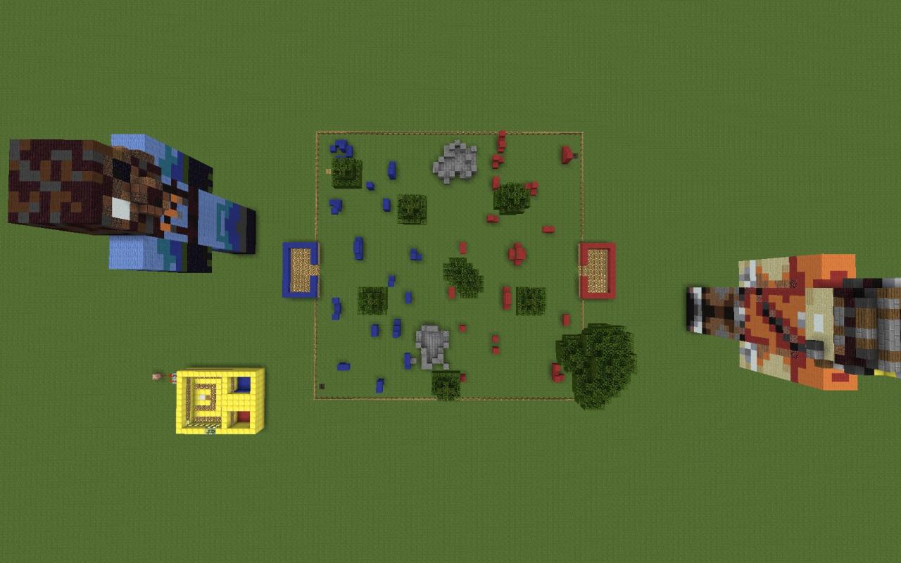 CTF Airsoft Game! Minecraft Map