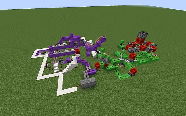 Pistons 'n Minecarts [1] Minecraft Map