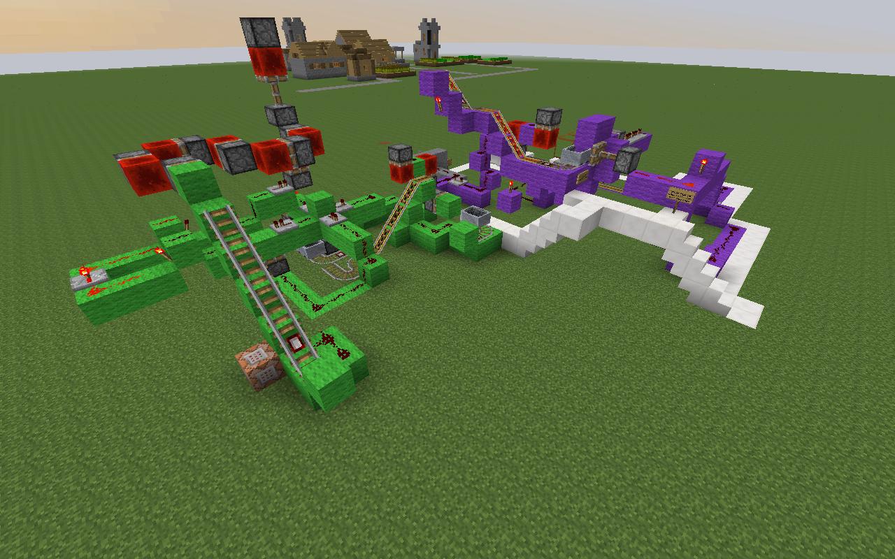 Pistons 'n Minecarts [1] Minecraft Map