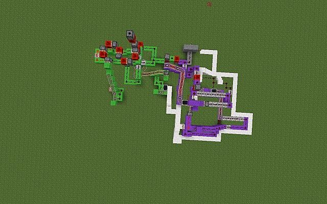 Pistons 'n Minecarts [1] Minecraft Map