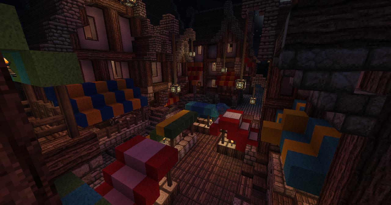 Medieval Fantasy Town Minecraft Map