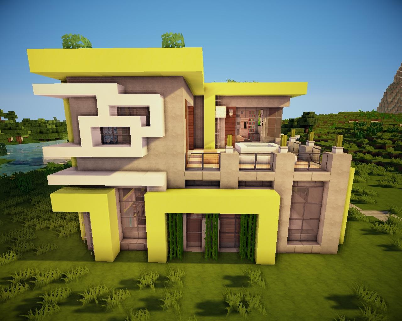 Small Modern House Minecraft Map