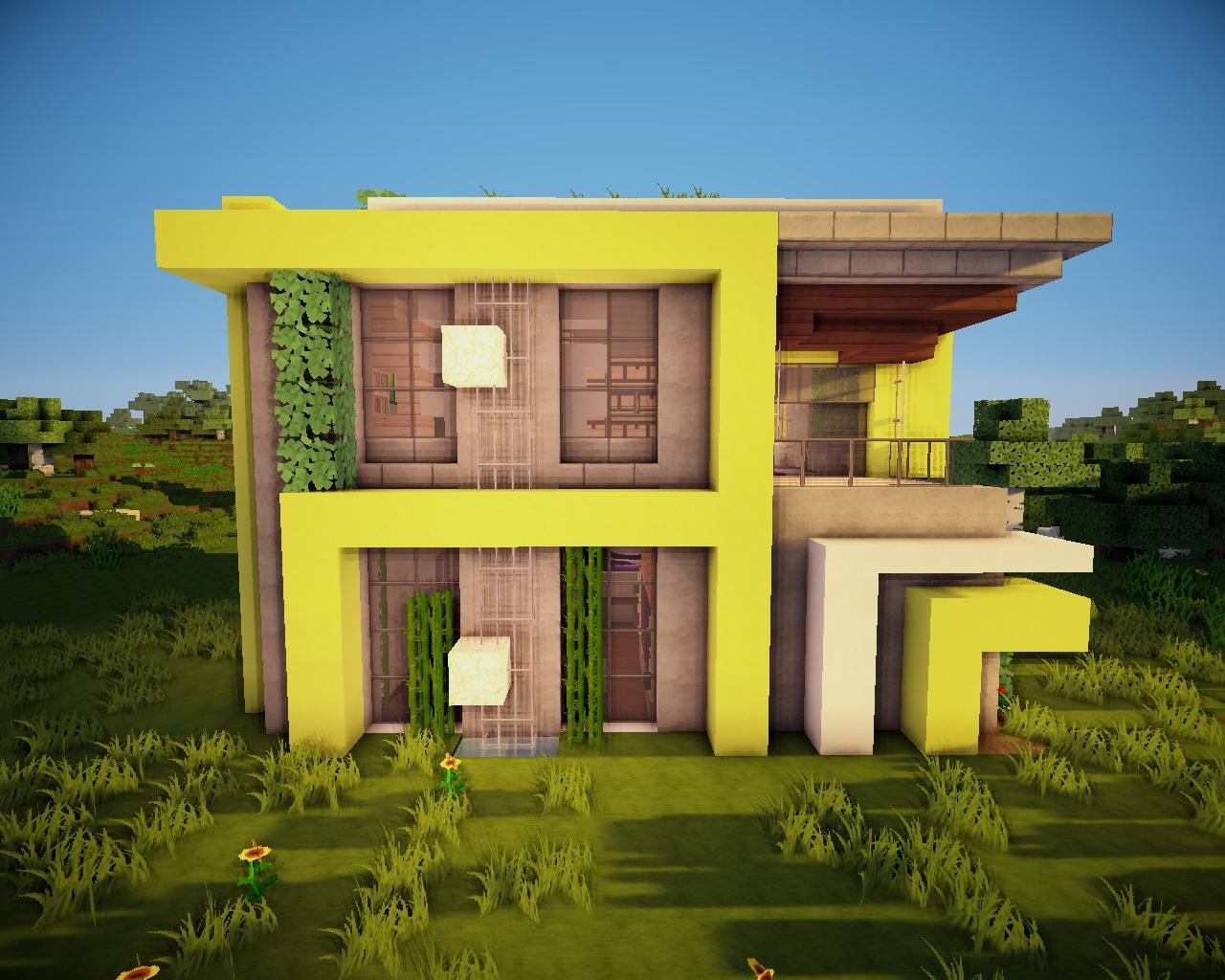 Small Modern House Minecraft Map
