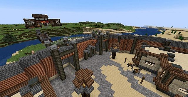 Sand Town (Project Series #3)(Now with Download)! Minecraft Map