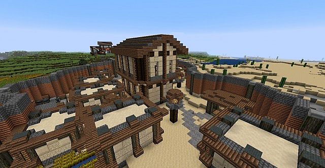 Sand Town (Project Series #3)(Now with Download)! Minecraft Map