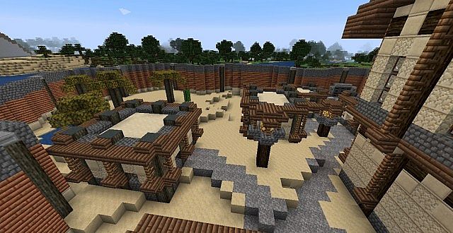 Sand Town (Project Series #3)(Now with Download)! Minecraft Map