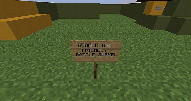 Gerald the Friendly Snake Minecraft Map